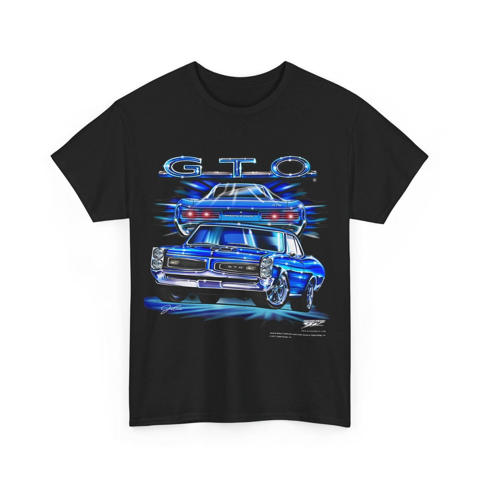 Pontiac GTO Shirt - Muscle Car T-Shirt - 1966 GTO t-shirt – Wicked Metal