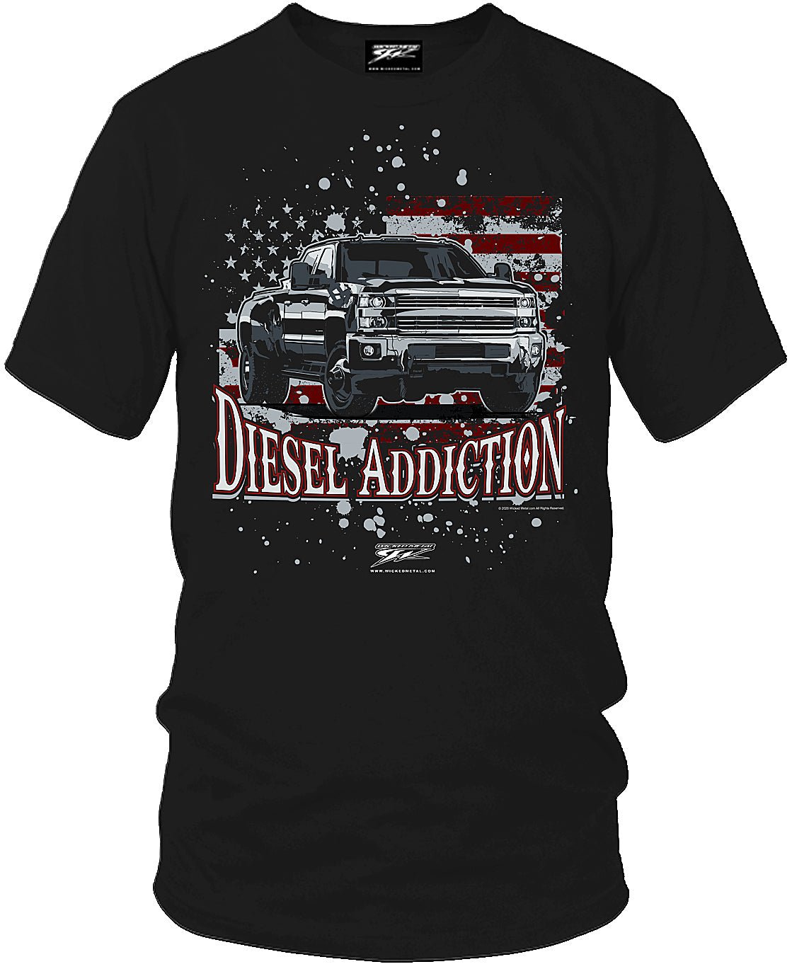 Diesel Addiction, Diesel Truck T-Shirt, Diesel addict Tee – Wicked Metal