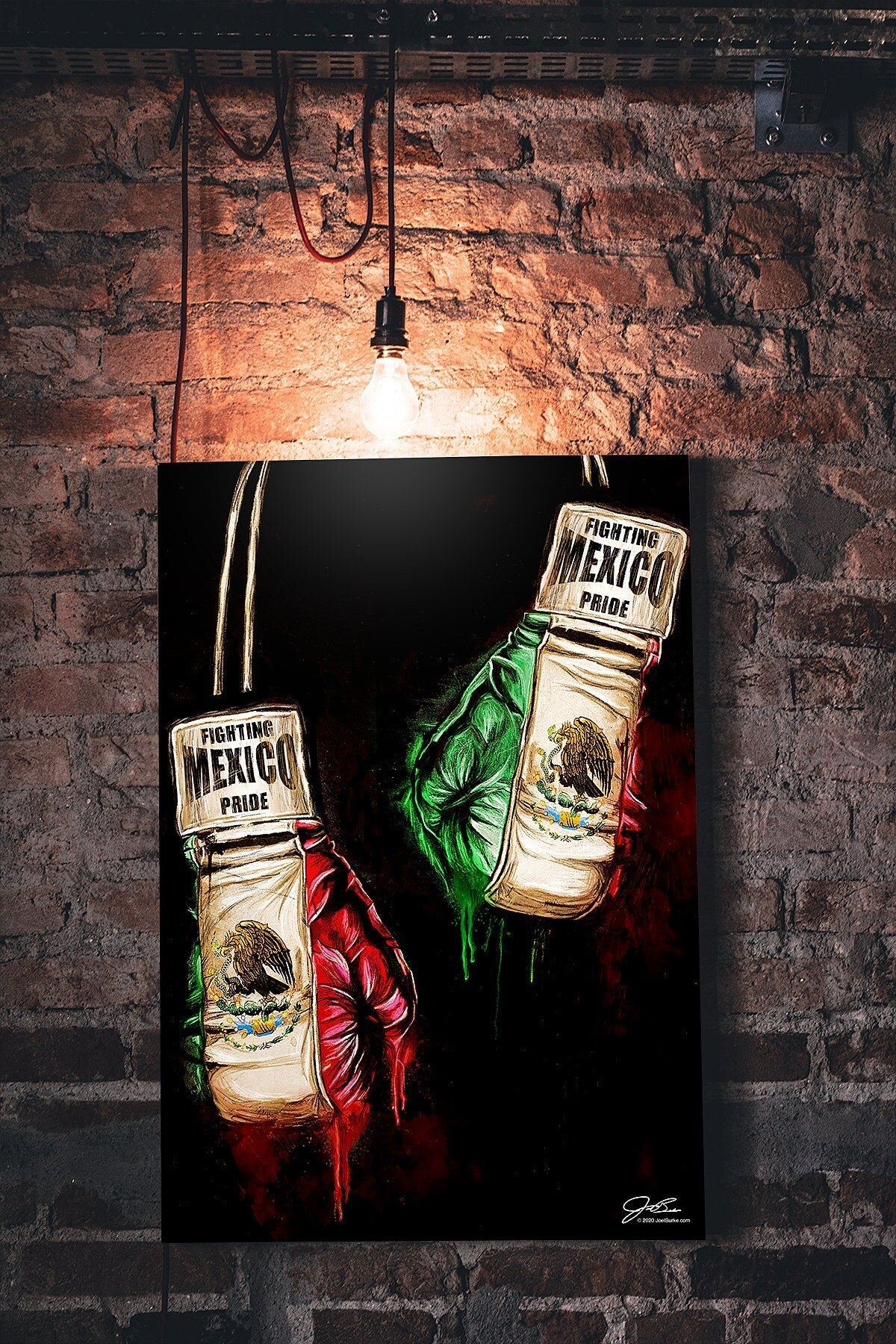 Mexico Boxing, MMA wall art - gym art – Wicked Metal