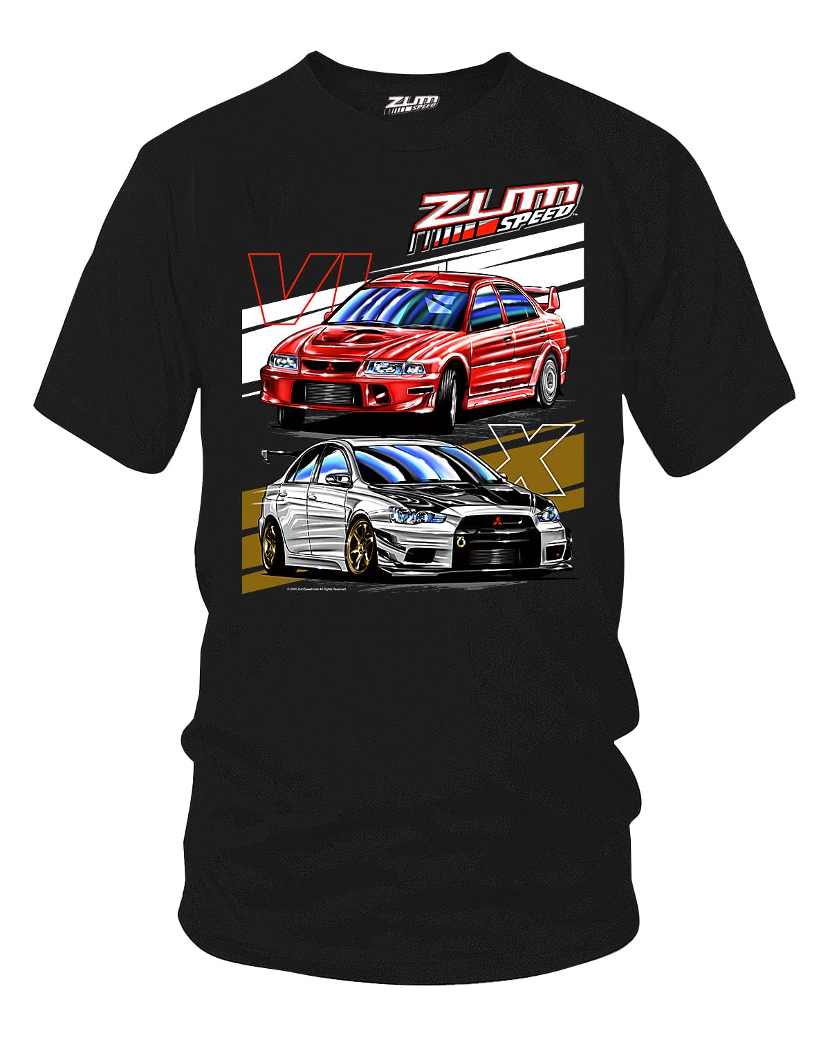 Zum Speed Lancer Shirt, Lancer EVO, 6th gen Lancer t-Shirt, 10th Gen L ...